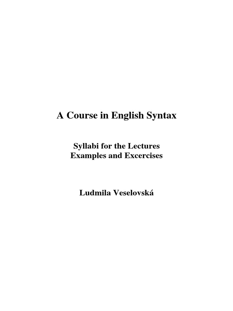 a-course-in-english-syntax-pdf-clause-subject-grammar