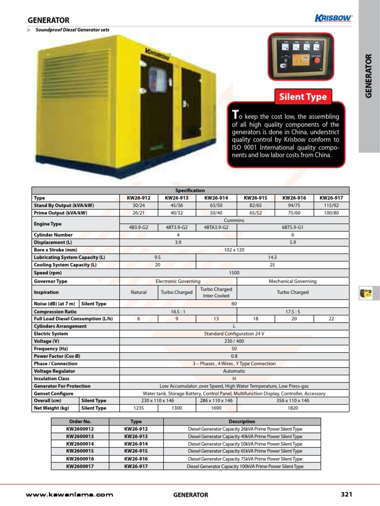 Genset | PDF