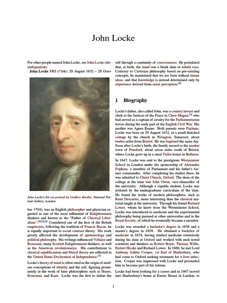 John Locke | PDF | John Locke | Toleration