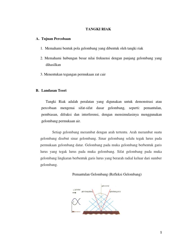Laporan Tangki Riak Ajeng | PDF