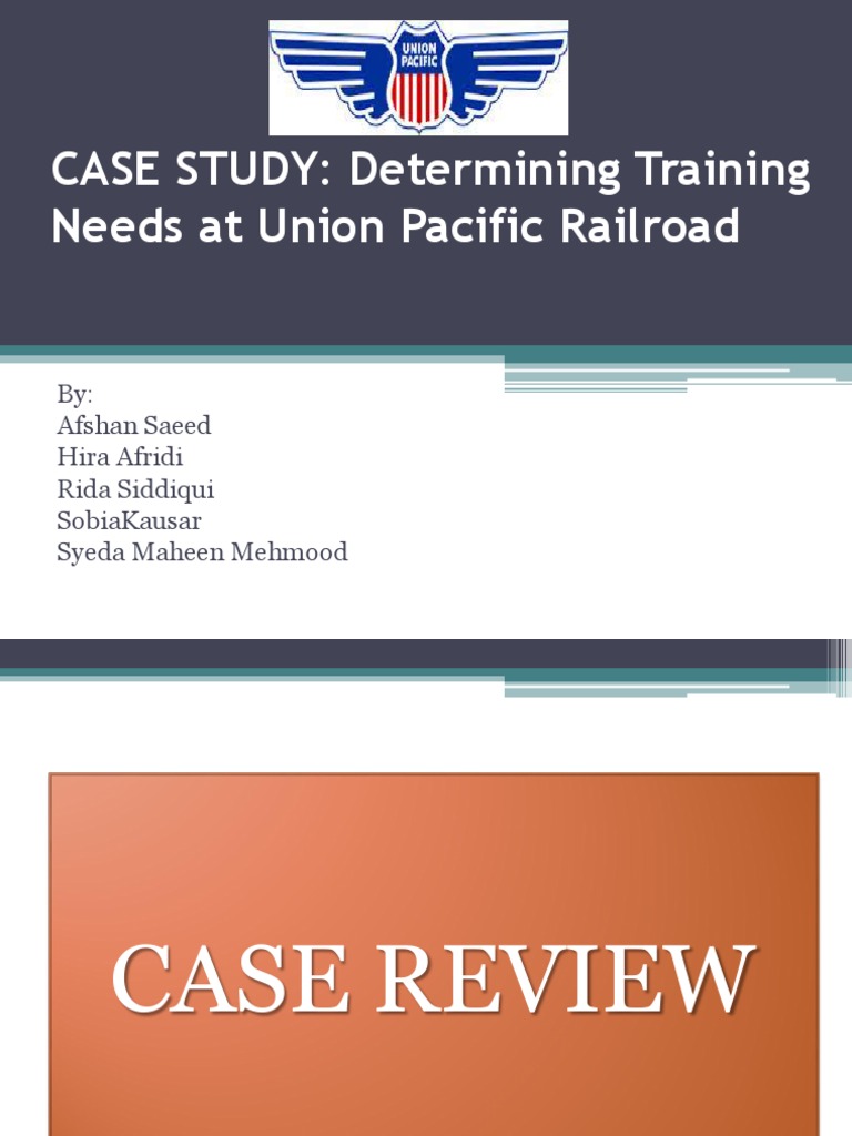 Case Study On Rail Road Pdf Needs Assessment Educational Assessment