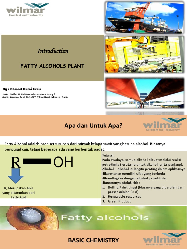 Fatty Alcohol Production Overview | PDF | Cooking, Food & Wine ...