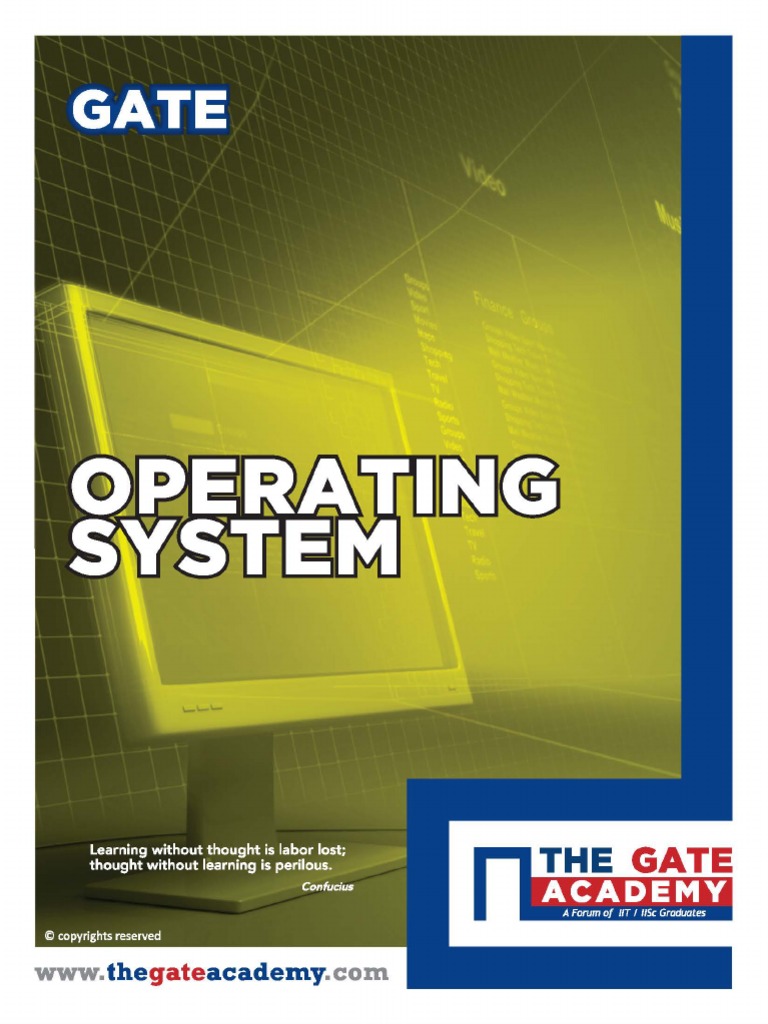 GATE Operating System Book | PDF | Process (Computing) | Computer Program