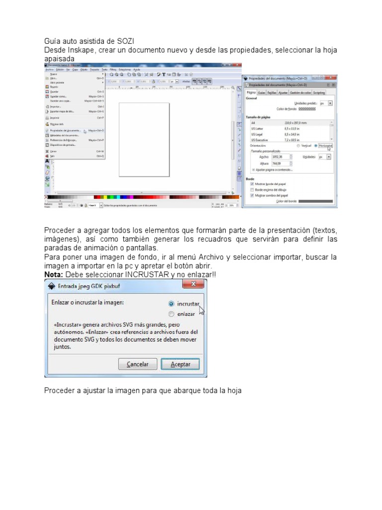 Guía para crear presentaciones en Sozi | PDF | Point and Click | Animación