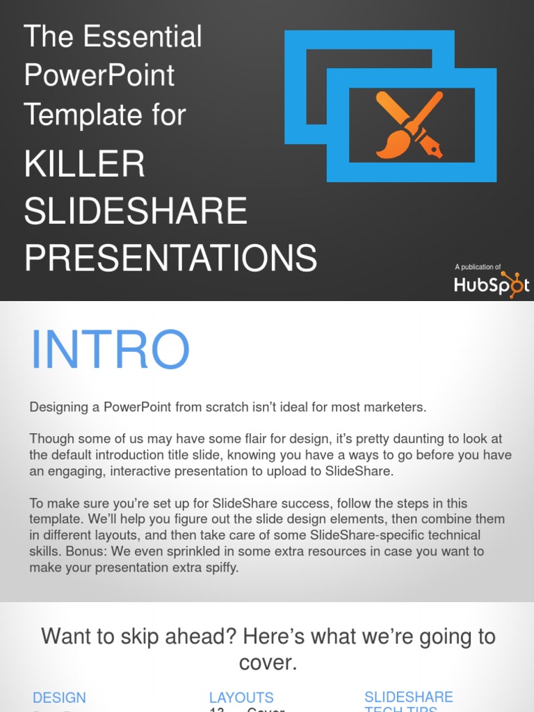 The Essential PowerPoint Template For Killer SlideShare Presentations ...