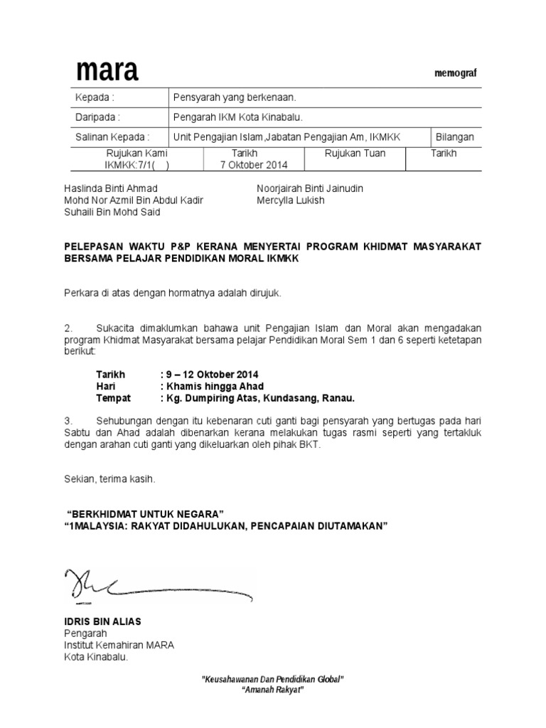 Memo CSR | PDF