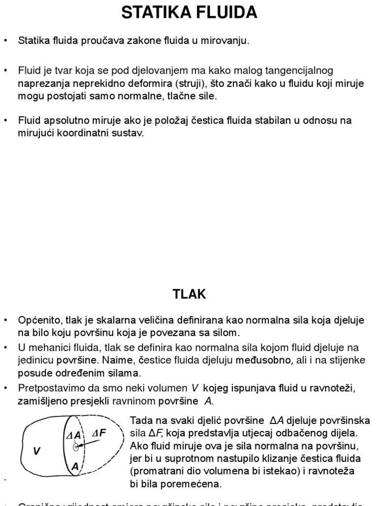 Statika Fluida PDF | PDF