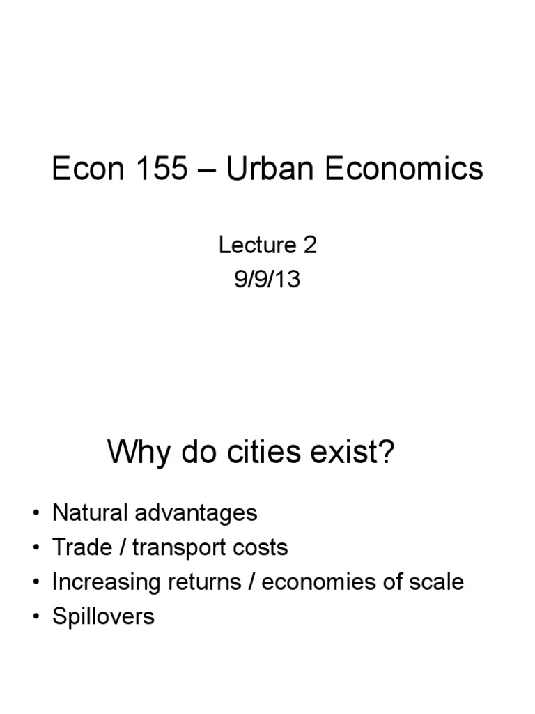 Econ 155 MT 1 Slides | PDF | Labour Economics | Economic Growth