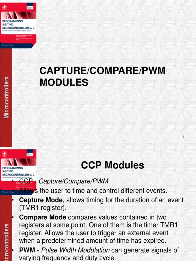 7 Capture Compare PWM | PDF | Microcontroller | Telecommunications Engineering
