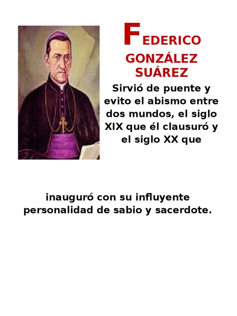Federico González Suárez | PDF