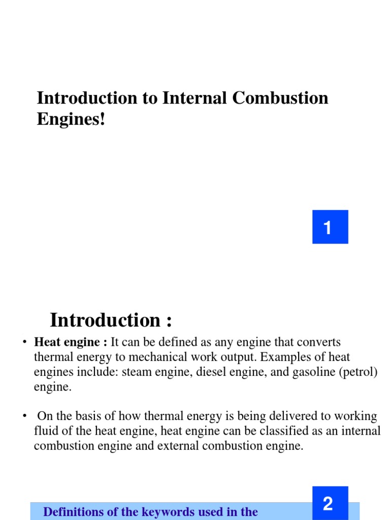I C Engine Terminology | Download Free PDF | Internal Combustion Engine ...
