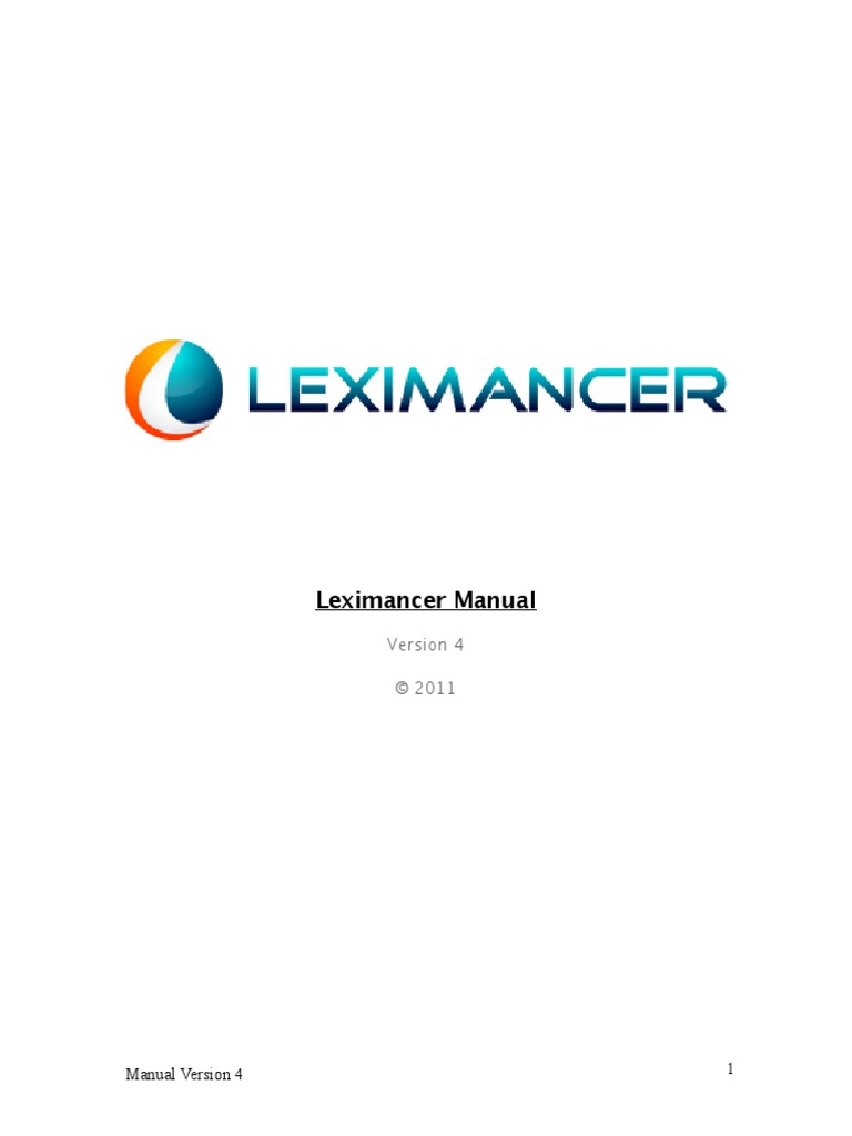 Leximancer Manual | PDF | Tag (Metadata) | Computer File