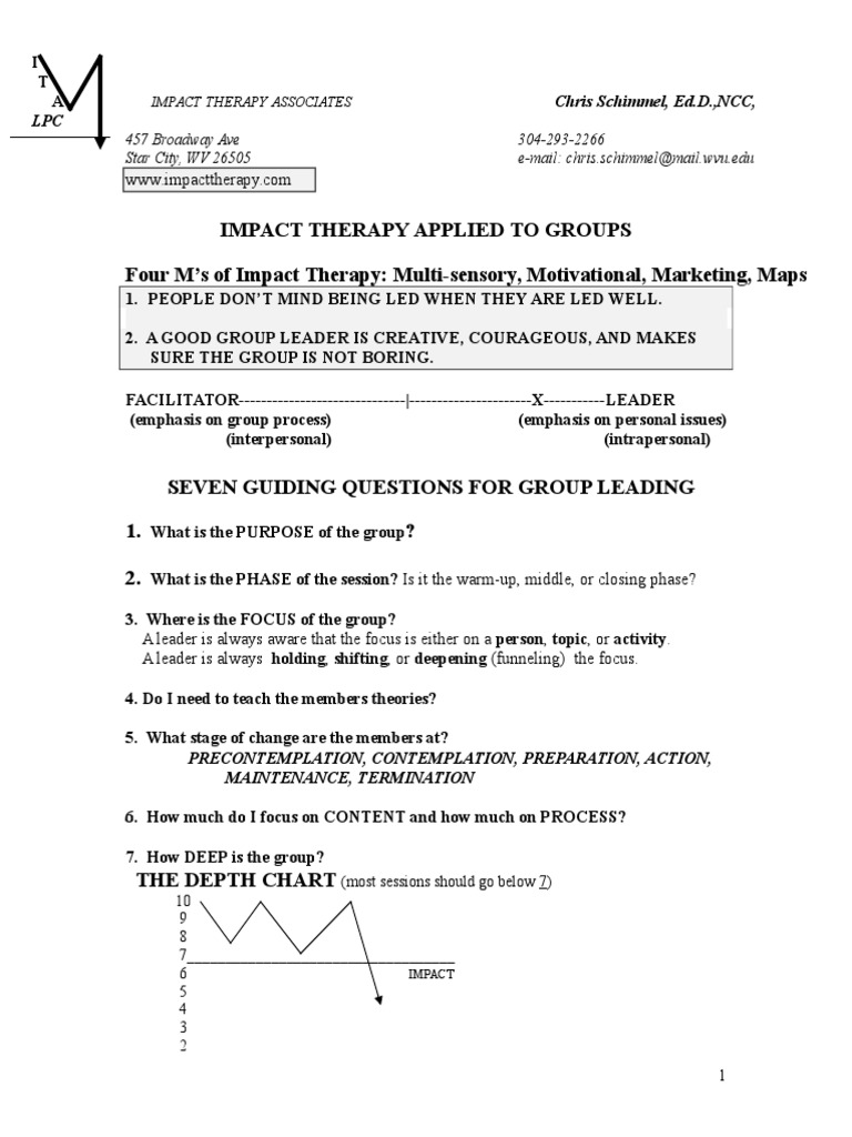 Group Counseling Full Handouts | PDF | Rational Emotive Behavior ...