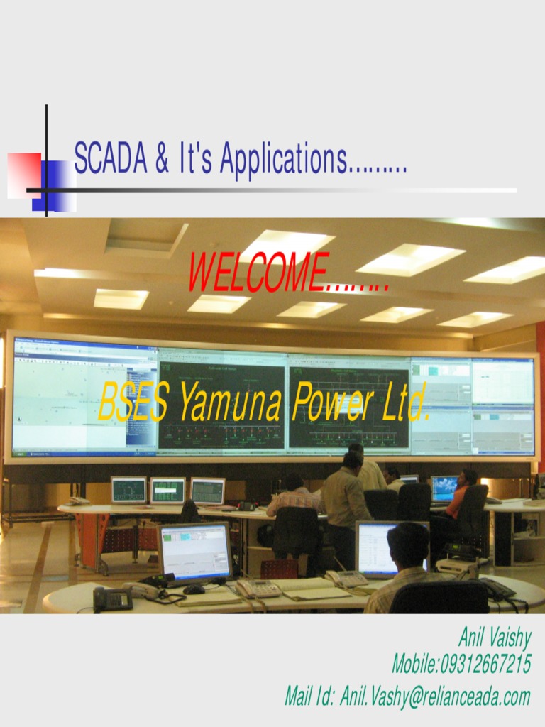WELCOME ..: BSES Yamuna Power LTD | PDF | Scada | Electrical Grid