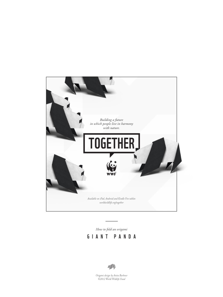WWF Together GiantPandaOrigami PDF | PDF | Games & Activities | Home ...