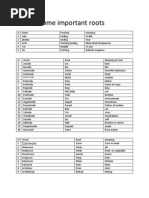 Structured Mal Root Words List | PDF
