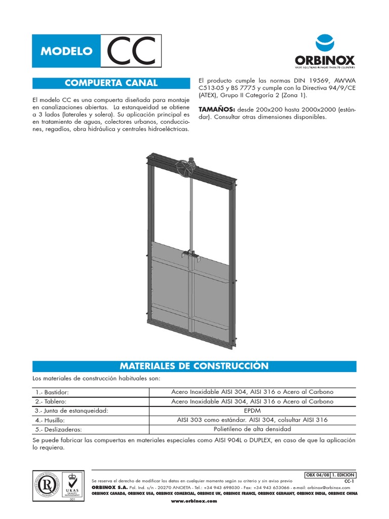 Compuerta Mural 3 | PDF | Acero | Herramientas