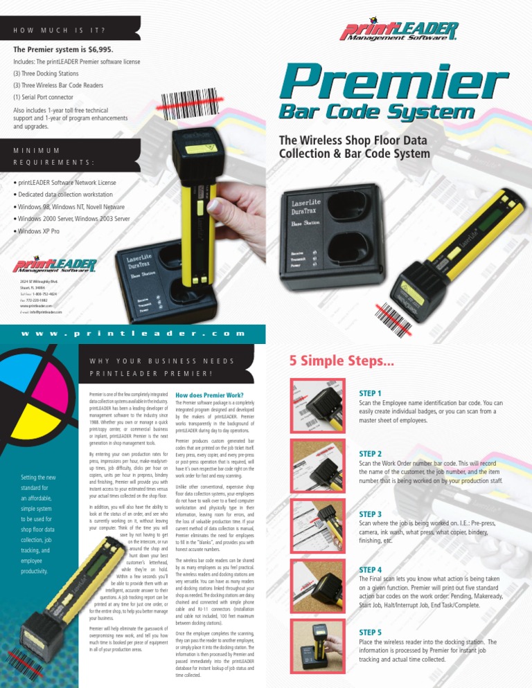 Premier Brochure | PDF | Barcode | Microsoft Windows