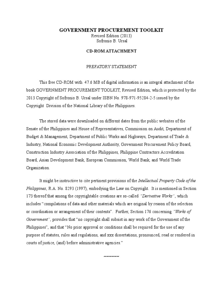 Government Procurement | Procurement | Government Procurement In The ...