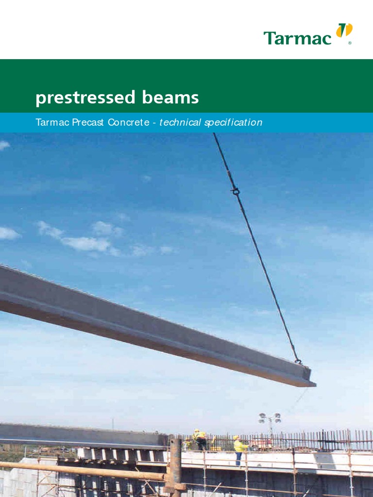 Prestressed Beams Technical PDF | Precast Concrete | Prestressed Concrete