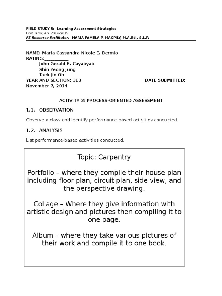 Field Study 5 - Episodes 3 and 4 | PDF