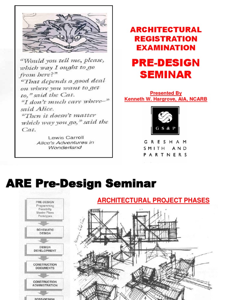 Pre-Design Seminar | PDF | Architect | Specification (Technical Standard)