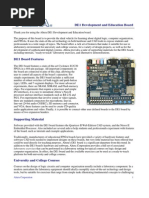 Altera DE1 Board User Manual | PDF | Field Programmable Gate Array | Usb