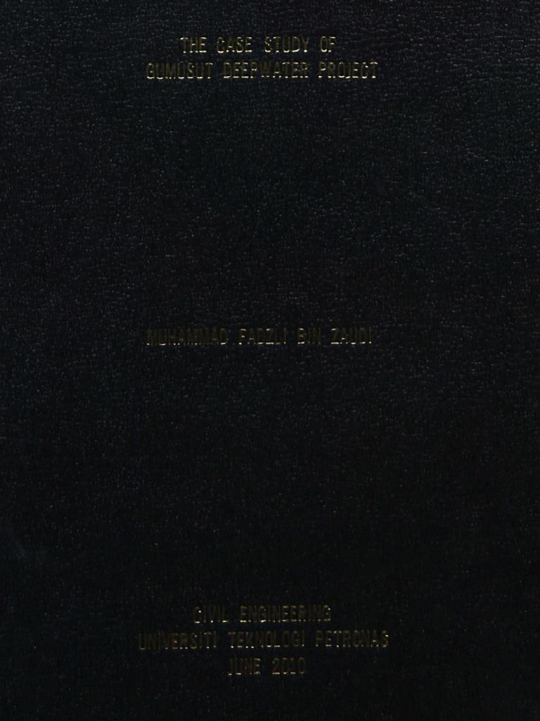 Hydrodynamic Analysis On Gumusut Kakap Platform | PDF | Offshore ...