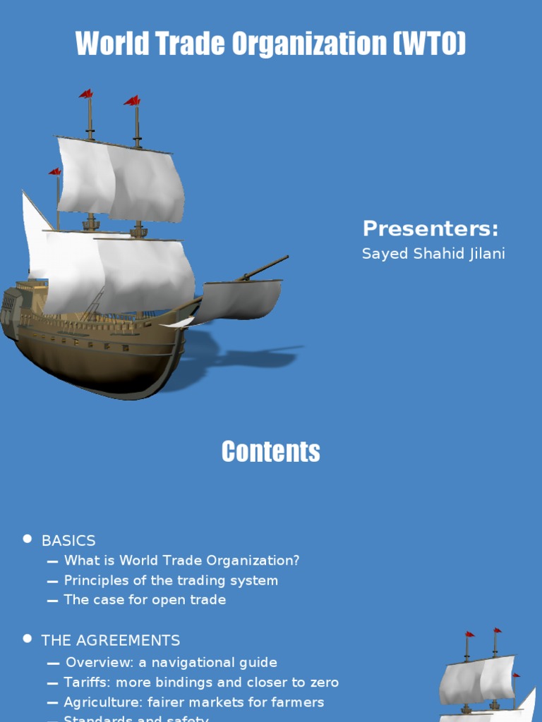 World Trade Organization (WTO) | PDF | World Trade Organization ...