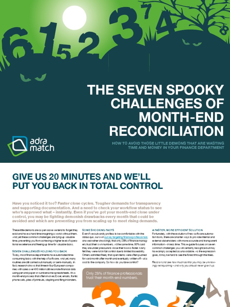 BEST PRACTICE Spooky Month End Challenges MEC | PDF | Microsoft Excel ...