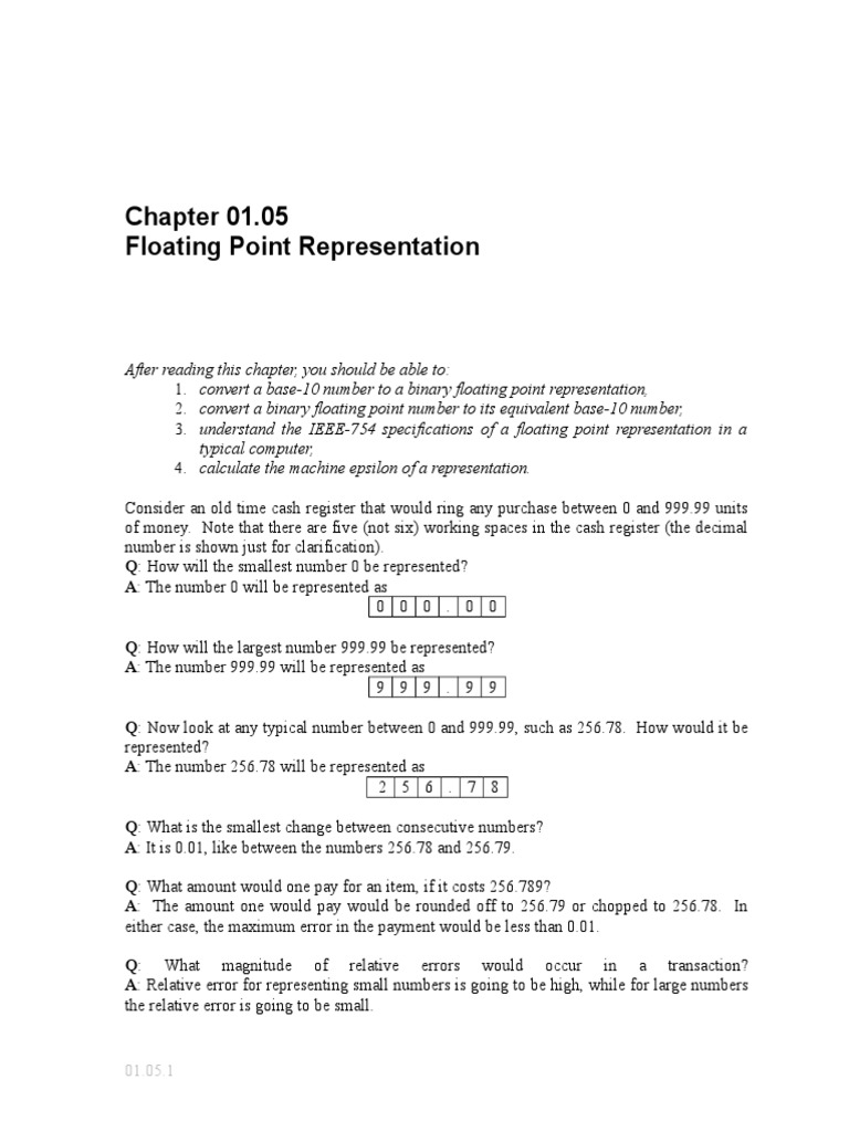 Mws Gen Aae Spe Floatingpoint | PDF | Teaching Methods & Materials | Computers