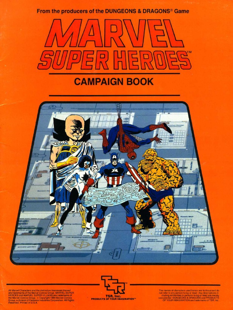 Marvel Superheroes Classic - Basic Set - Campaign Book | PDF