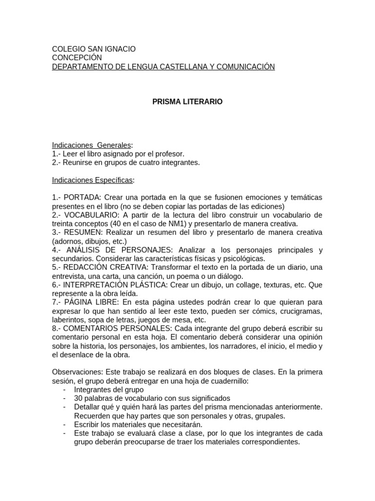 Prisma Literario | PDF