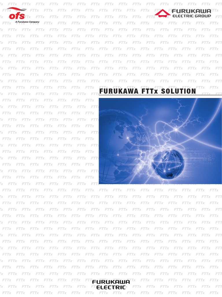 FTTX Furukawa | PDF | Optical Fiber | Cable