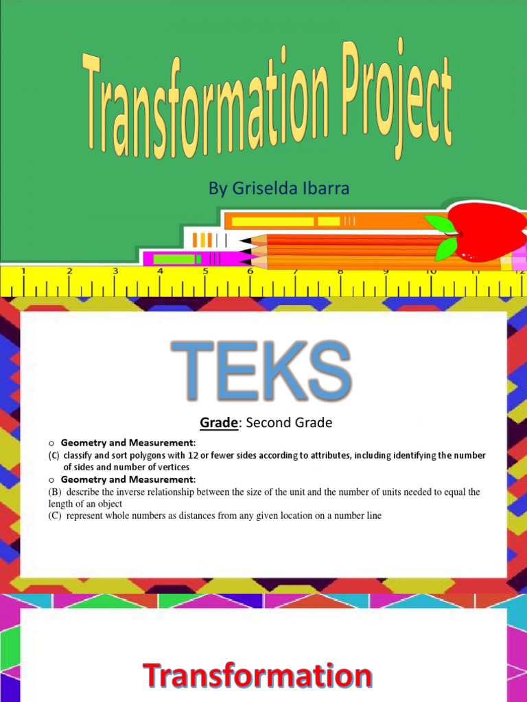 Second Grade Geometry Transformations Guide | PDF | Teaching Methods ...