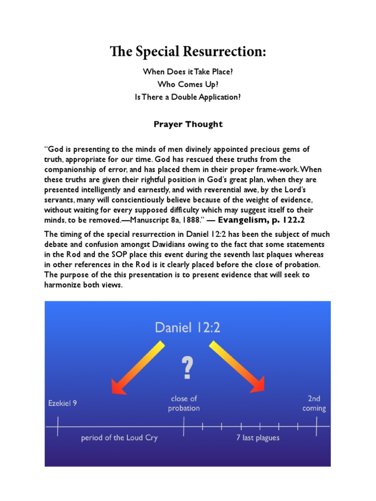 The Special Resurrection of Daniel 12:2: A Double Application | PDF ...