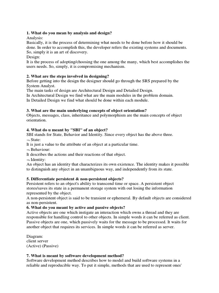 Oomd | PDF | Conceptual Model | Class (Computer Programming)