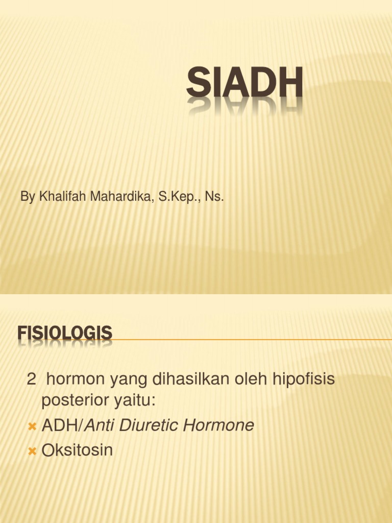SIADH | PDF