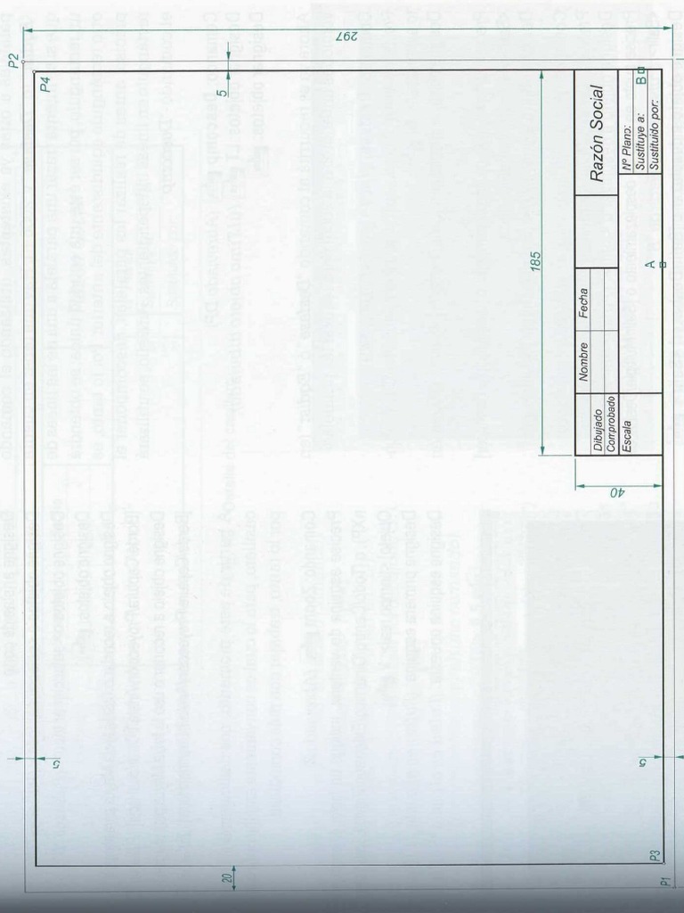 Formato A3 y Cajetin Normalizado | PDF