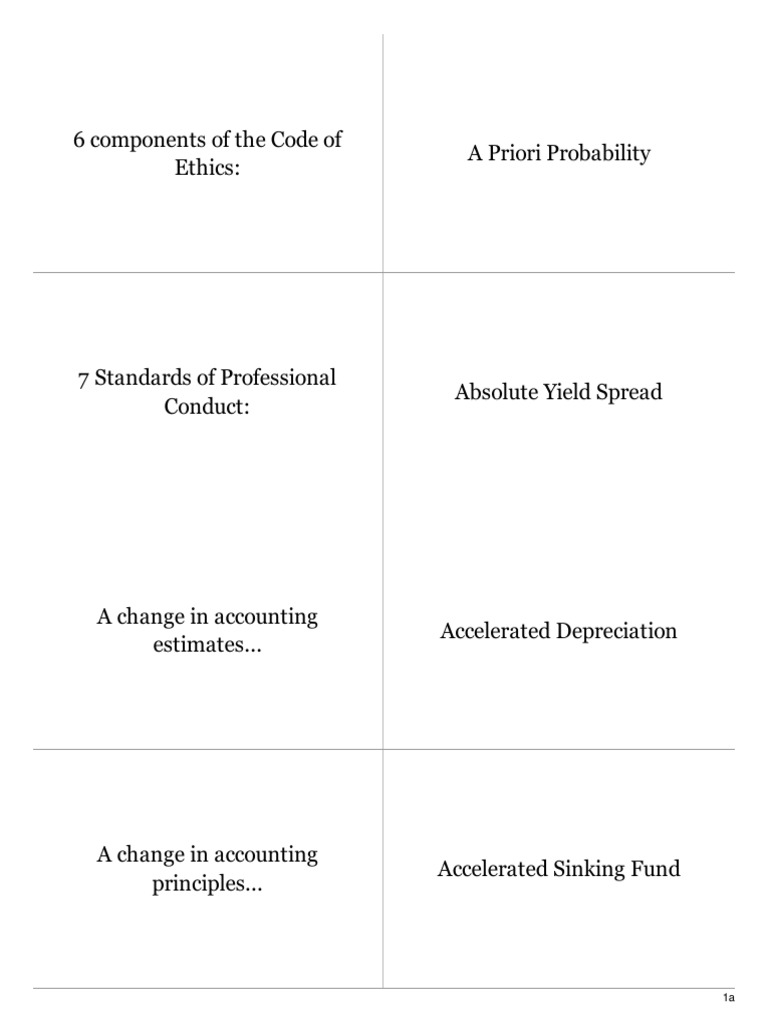 CFA Flashcards | PDF | Bonds (Finance) | Yield (Finance)