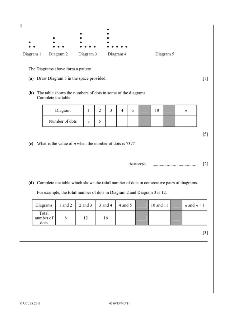 Sequences and Patterns | PDF | Sequence | Teaching Mathematics