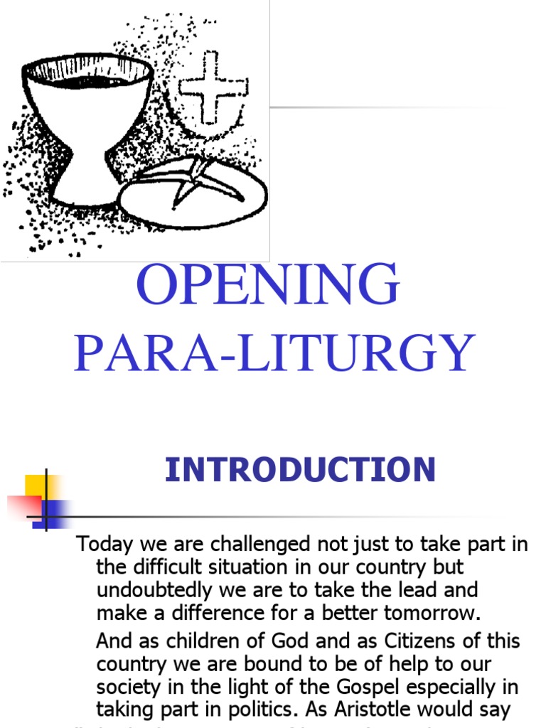 Opening Liturgy FOR YOUTH | PDF | Mary, Mother Of Jesus | Prayer