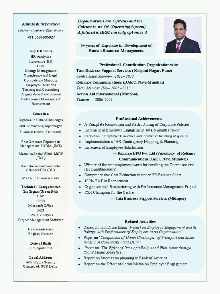 CV Newest Updated PDF | PDF | Employment | Mumbai