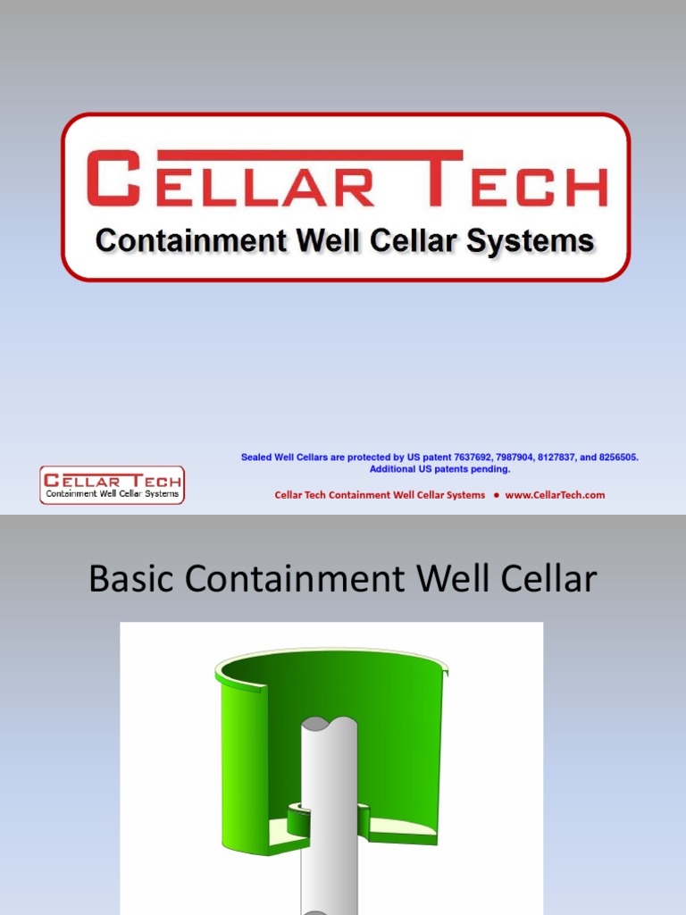 Cellar Tech Well Cellar Presentation | Basement | Drilling Rig