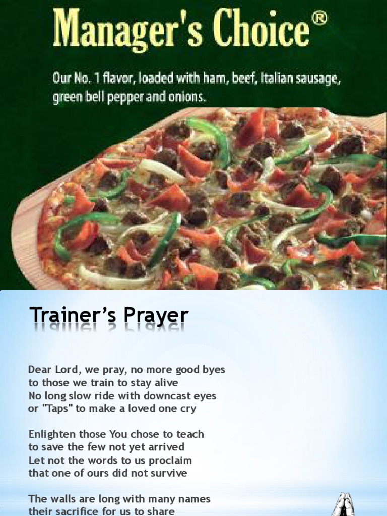 Manager's Choice | PDF | Pizza | Sausage