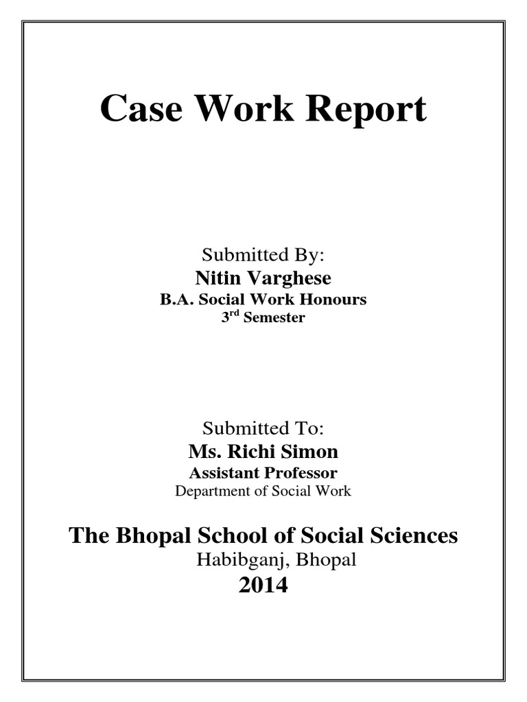Case Work Report | PDF | Anger | Emotions