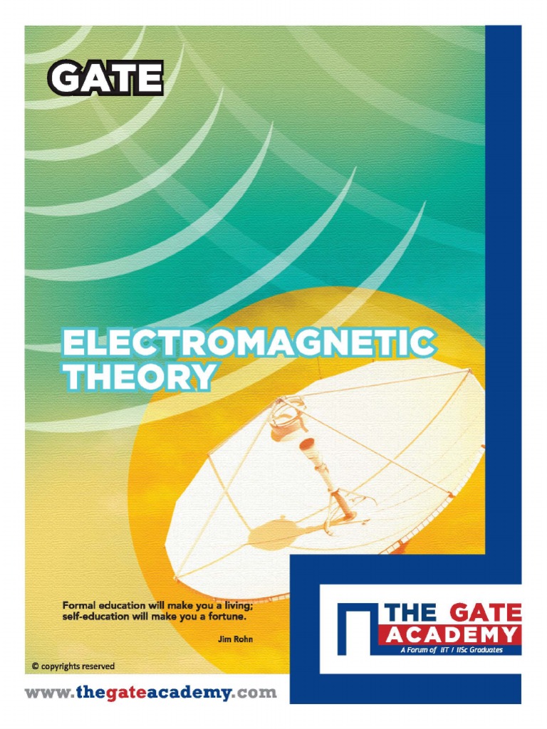 GATE Electromagnetic Theory Book | PDF | Electromagnetic Radiation ...