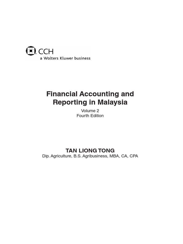 Financial Accounting and Reporting in Malaysia | PDF | International ...