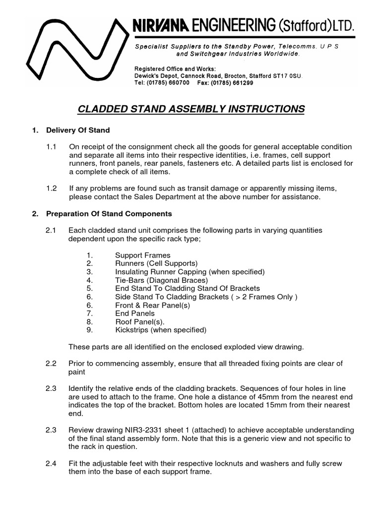 Standard Assembly Details | PDF | Framing (Construction) | Screw