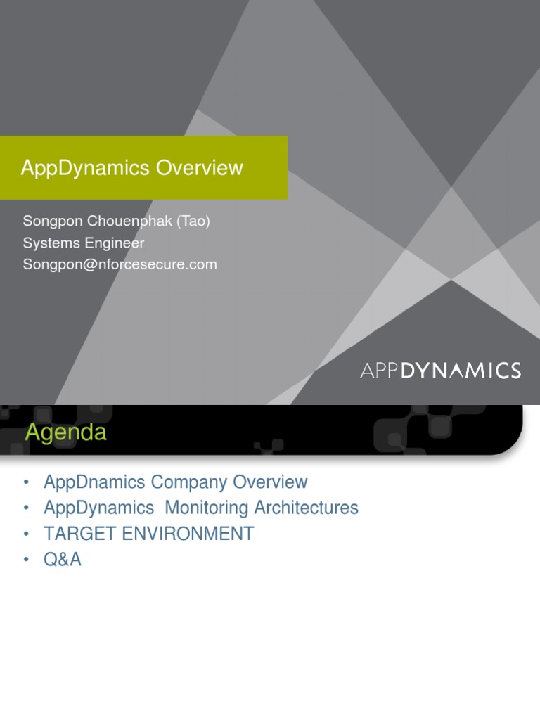 App Dynamics | PDF | My Sql | Ibm Db2